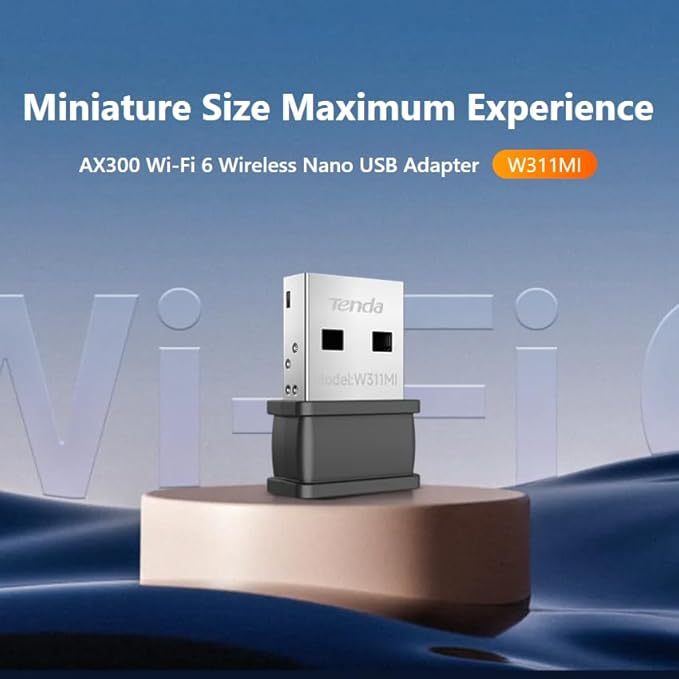 # Tenda W311MI 6.0 - AX300 Wi-Fi 6 Wireless Nano USB Adapter # | Shopee ...