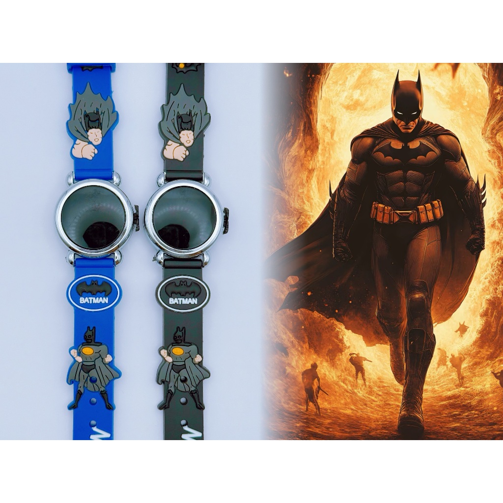 (K61) Jam Tangan Digi / Digital Batman Cute Cartoon Kids Watch | Shopee ...