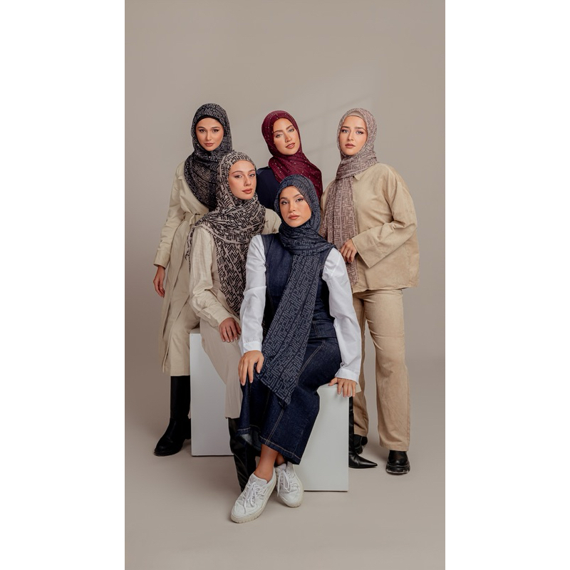Tudung BOKITTA MONOGRAM New Release November 2024 | Shopee Malaysia