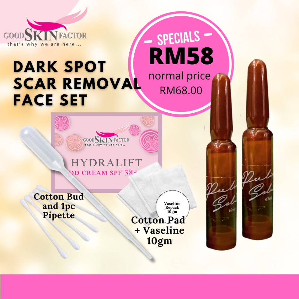 Mini Set of GSF TCA 10% Instant Peeling for Dark Spot Scar Removal ...