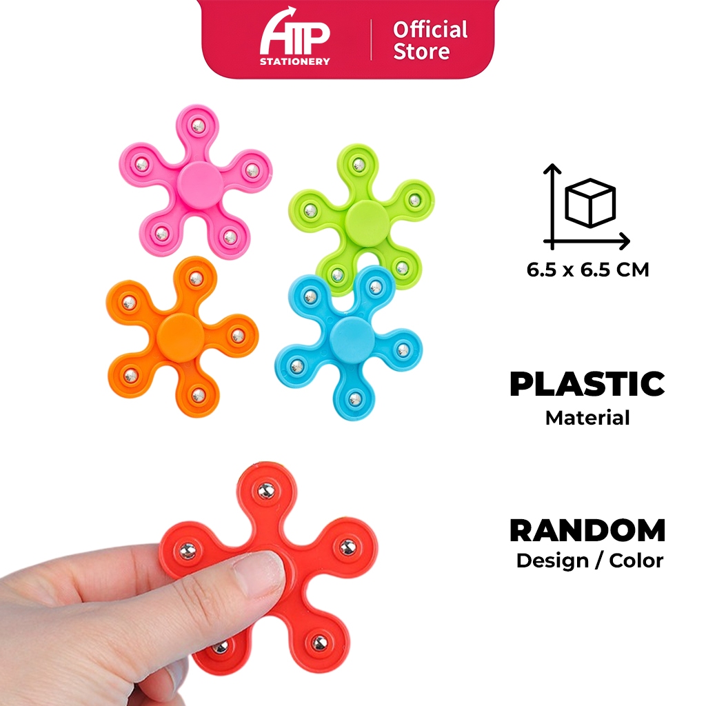 Five-Bead Finger Rotation Spin Antistress Toys Fidget Spinner Toys ...
