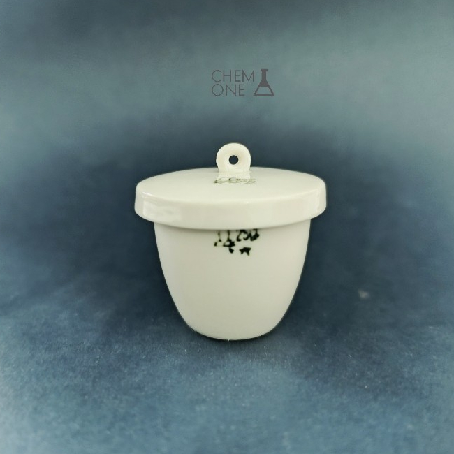 Crucible Porcelain With Lid Medium Form 25ml | Shopee Malaysia