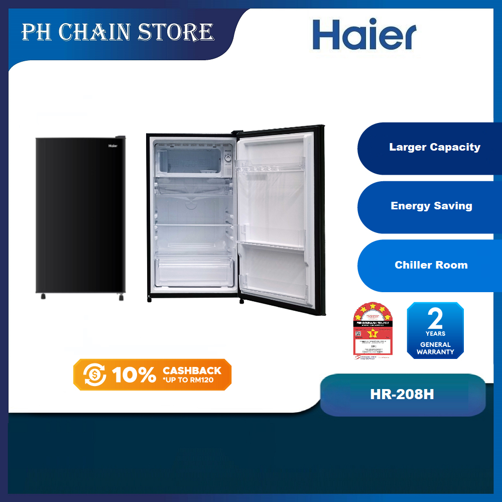 Haier HR-208H 208L 1 Door Refrigerator / 5 Star Energy Saving Fridge | Shopee Malaysia