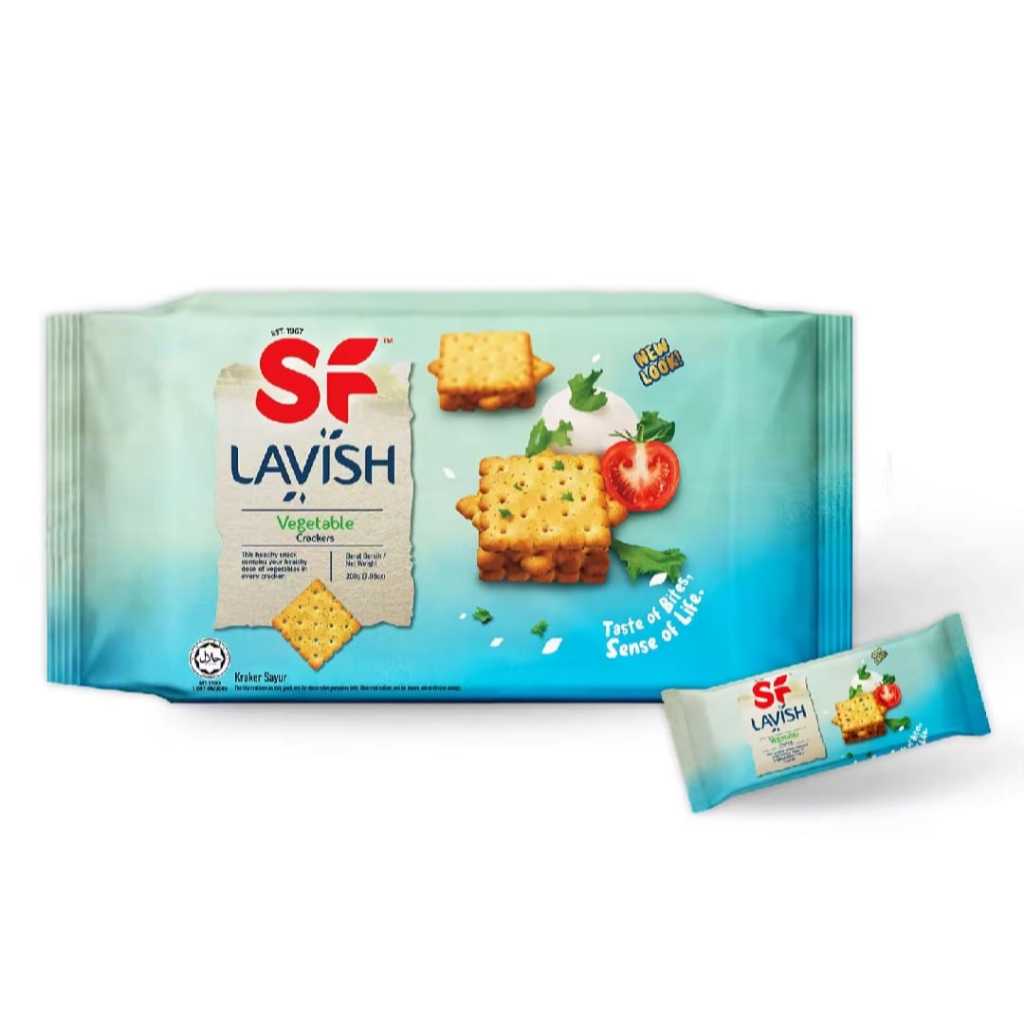 SF Lavish Vegetable Crackers 200g | Shopee Malaysia