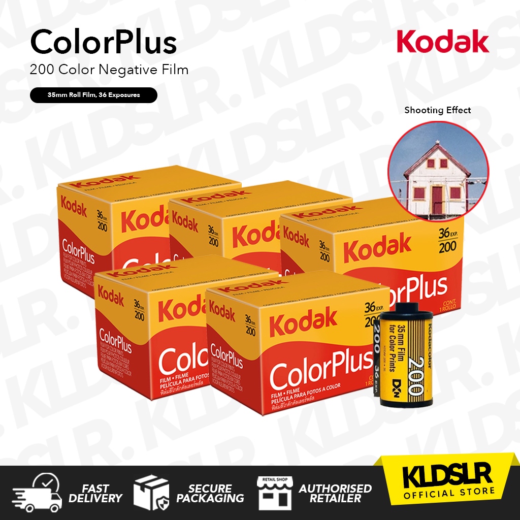 Kodak ColorPlus 200 Color Negative Film (35mm Roll Film) (Exp Date: 12/ ...