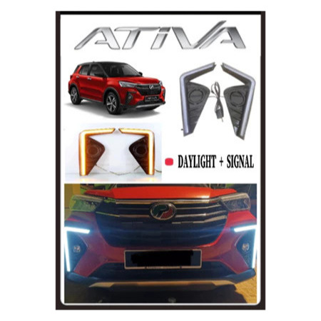 PERODUA ATIVA 2020-2024 2-Color Daytime Running Light LED DAYLIGHT ...