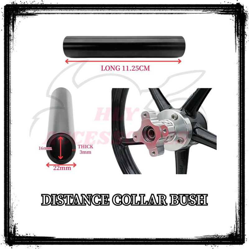 DISTANCE COLLAR BUSH FOR CUSTUM ADAPTER CUC HUB SET | Shopee Malaysia