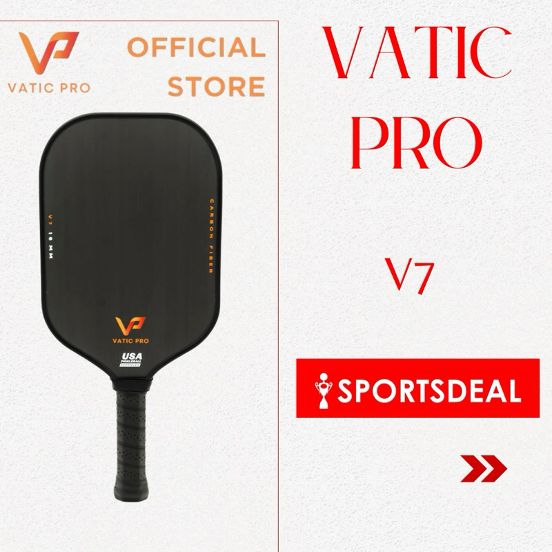Vatic Pro V7 Carbon Fiber 16mm Pickleball Paddle | Shopee Malaysia