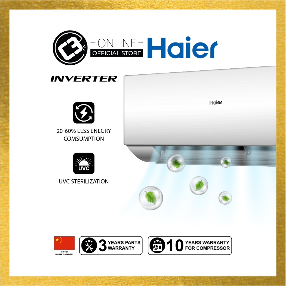 HAIER Aircond | VQA R32 Inverter Series 1.0HP/ 1.5HP/ 2.0HP/ 2.5HP ...
