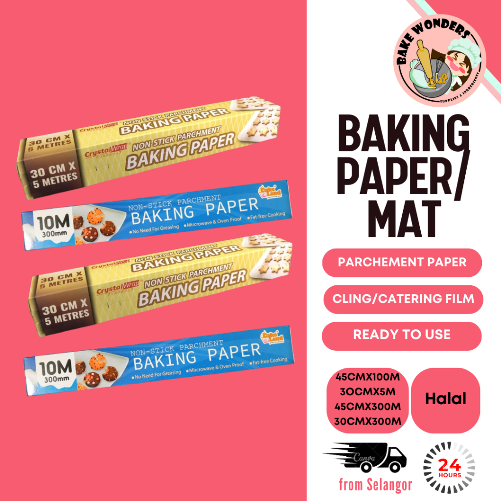 Crystal Wrap Non Stick Baking Paper/ Non-Stick Baking Paper/ Parchment ...