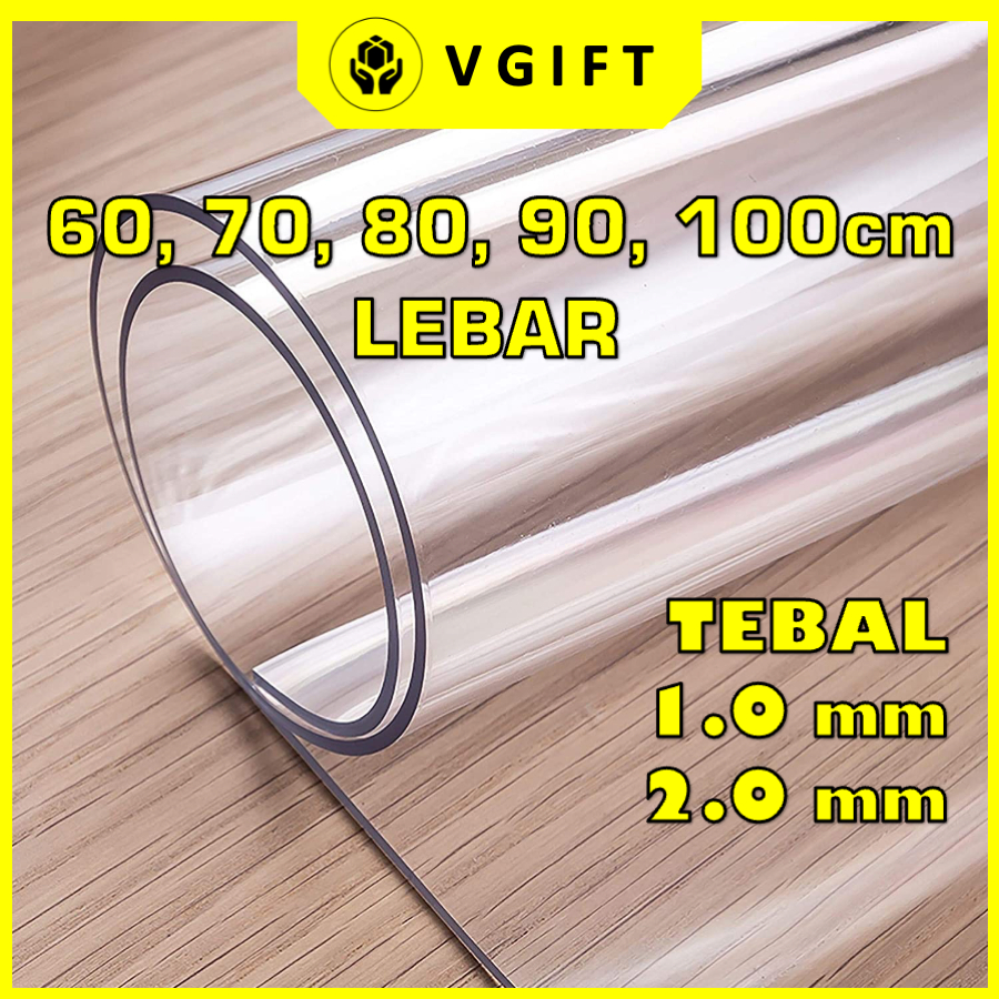 PVC TABLE MAT / ALAS MEJA PLASTIK / 1mm 2mm Thick PVC Table Protector ...
