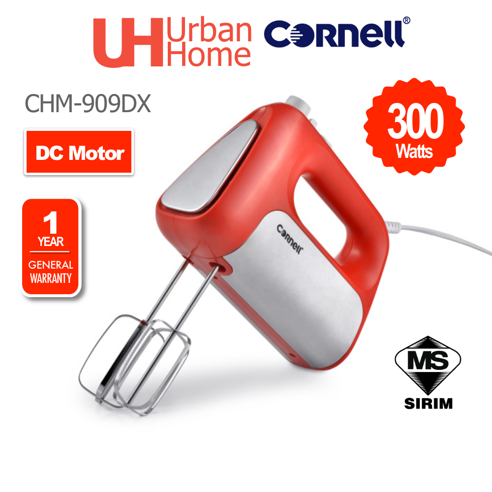 Cornell DC Motor Hand Mixer ( 300w ) CHM-909DX | Shopee Malaysia