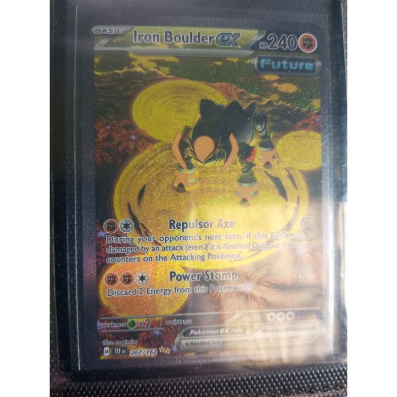 POKEMON TCG IRON BOULDER EX IR TEMPORAL FORCES | Shopee Malaysia