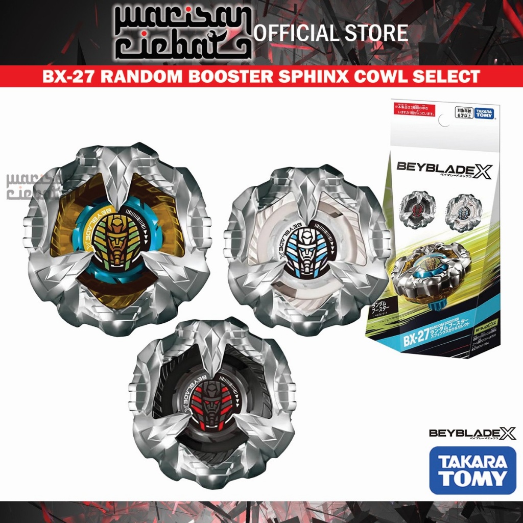 Takara Tomy Beyblade X BX-27 Random Booster Sphinx Cowl Select (Full ...