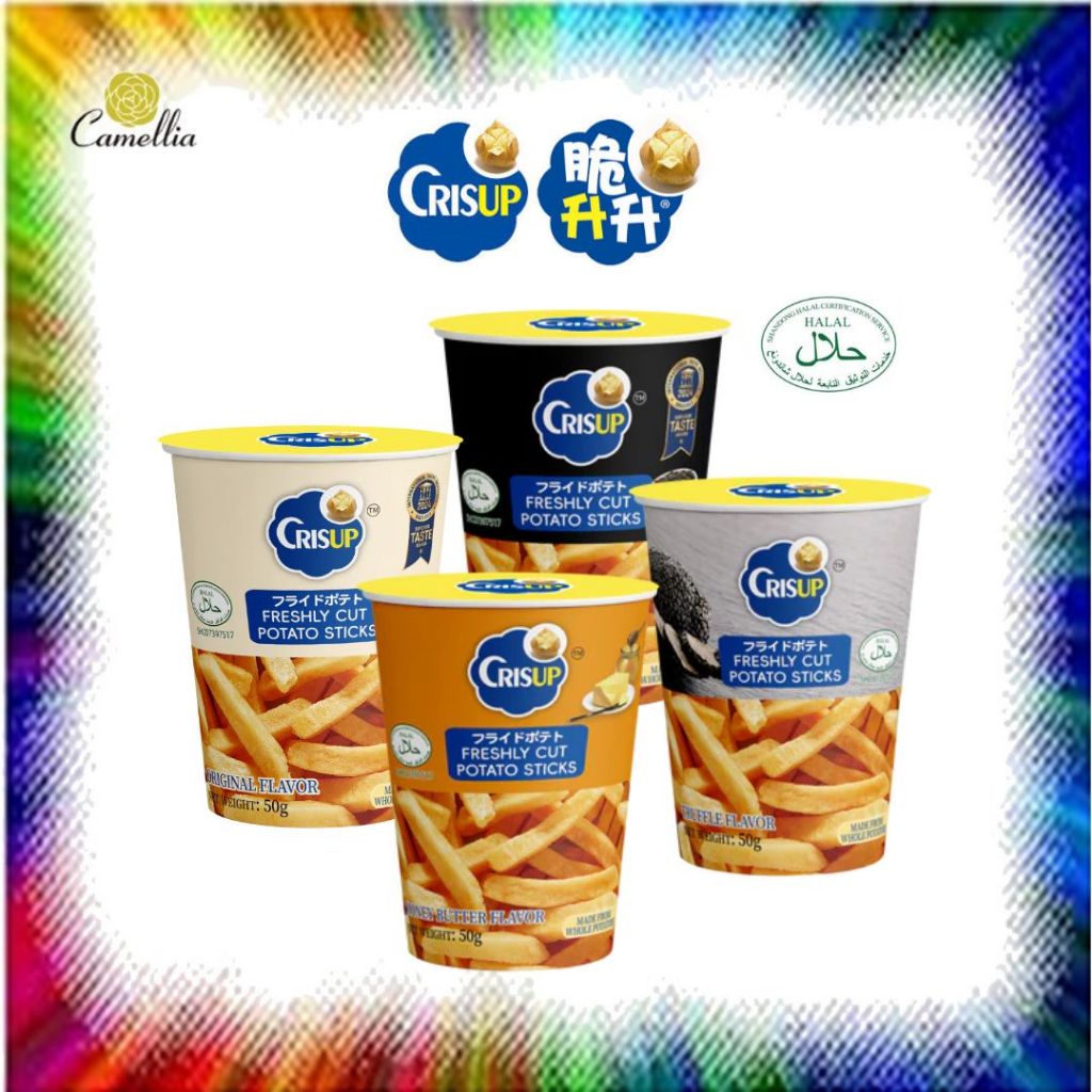 (Halal) Crisup Potato Sticks Crispy Non-Puffed Honey Butter/Truffle ...