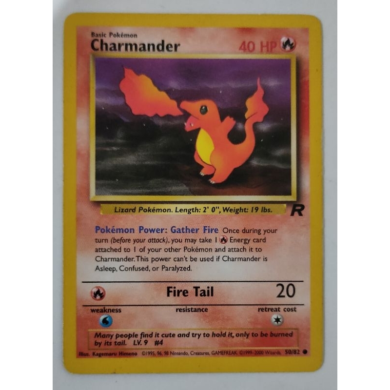 Charmander - 50/82 - Common Unlimited (Team Rocket Unlimited Singles ...