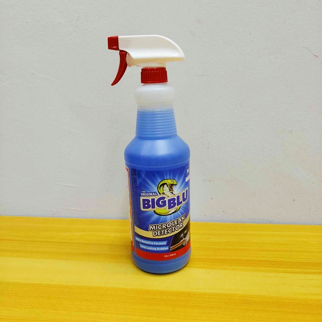 BigBlu microleak detector sprayer check pipe leaking gas air ...