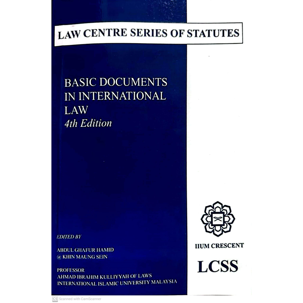 Basic Documents in International Law (6th Edition) | Shopee Malaysia