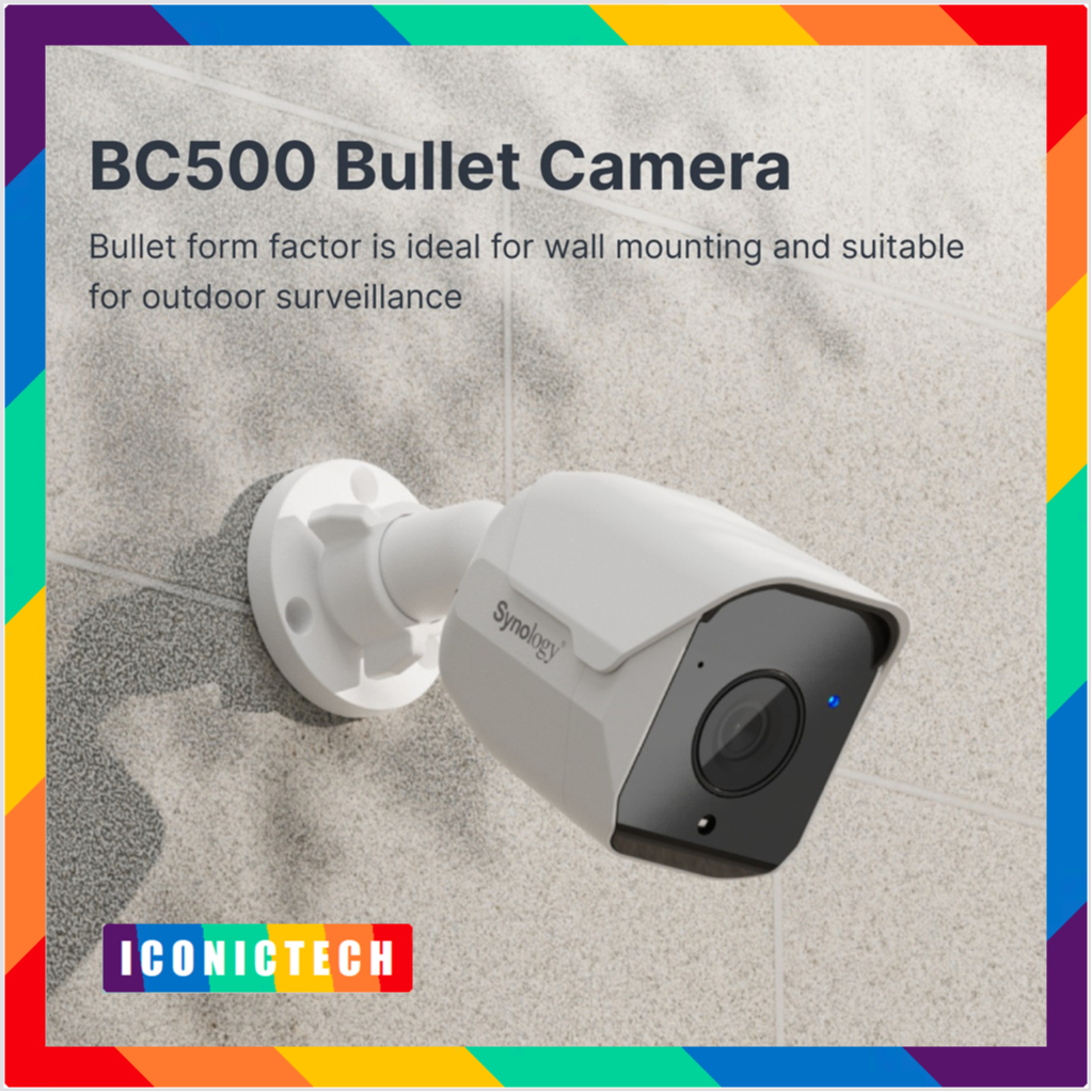 Synology BC500 Ai 5MP Bullet Type Outdoor Network Camera AI Surveillance POE IP CAM | Shopee ...