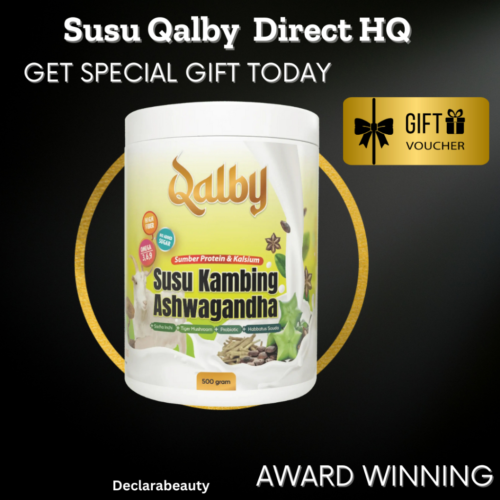 [🔥ORIGINAL HQ] SUSU KAMBING QALBY ASHWAGANDHA SACHA INCHI HABBATUS ...