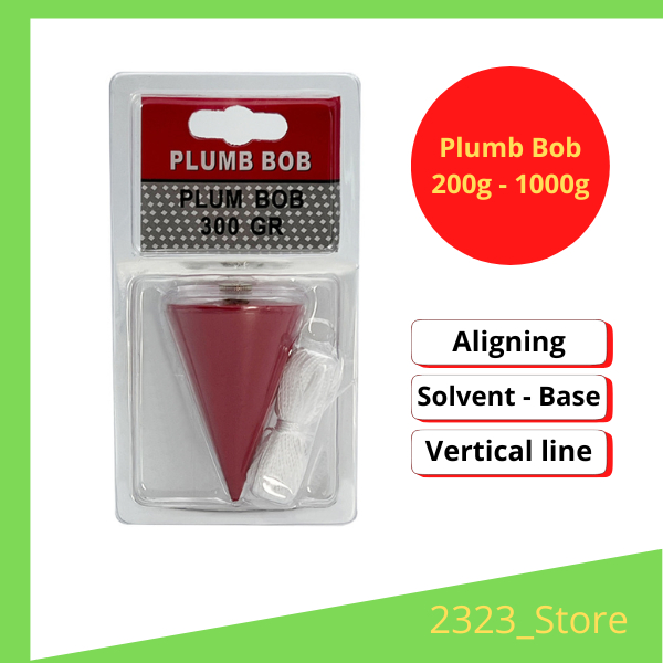 200g - 1000g Plumb Bob / Plumet Household Hanging Leveling Inspection ...