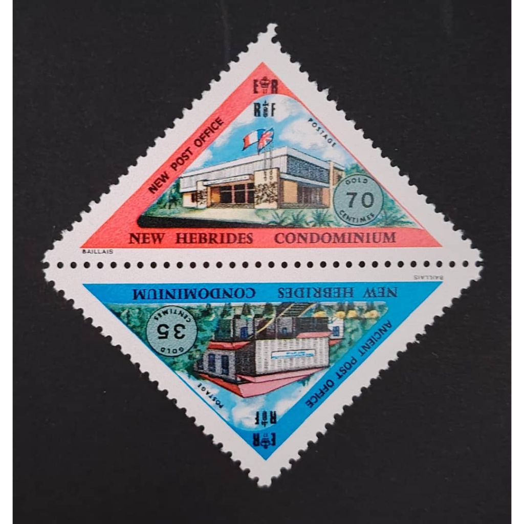 New Hebrides, 1974 Inauguration of New Post Office - English Version ...