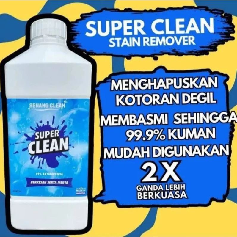 SABUN SUPER CLEAN STAIN REMOVER ORIGINAL SUPER CLEAN PENCUCI LANTAI ...
