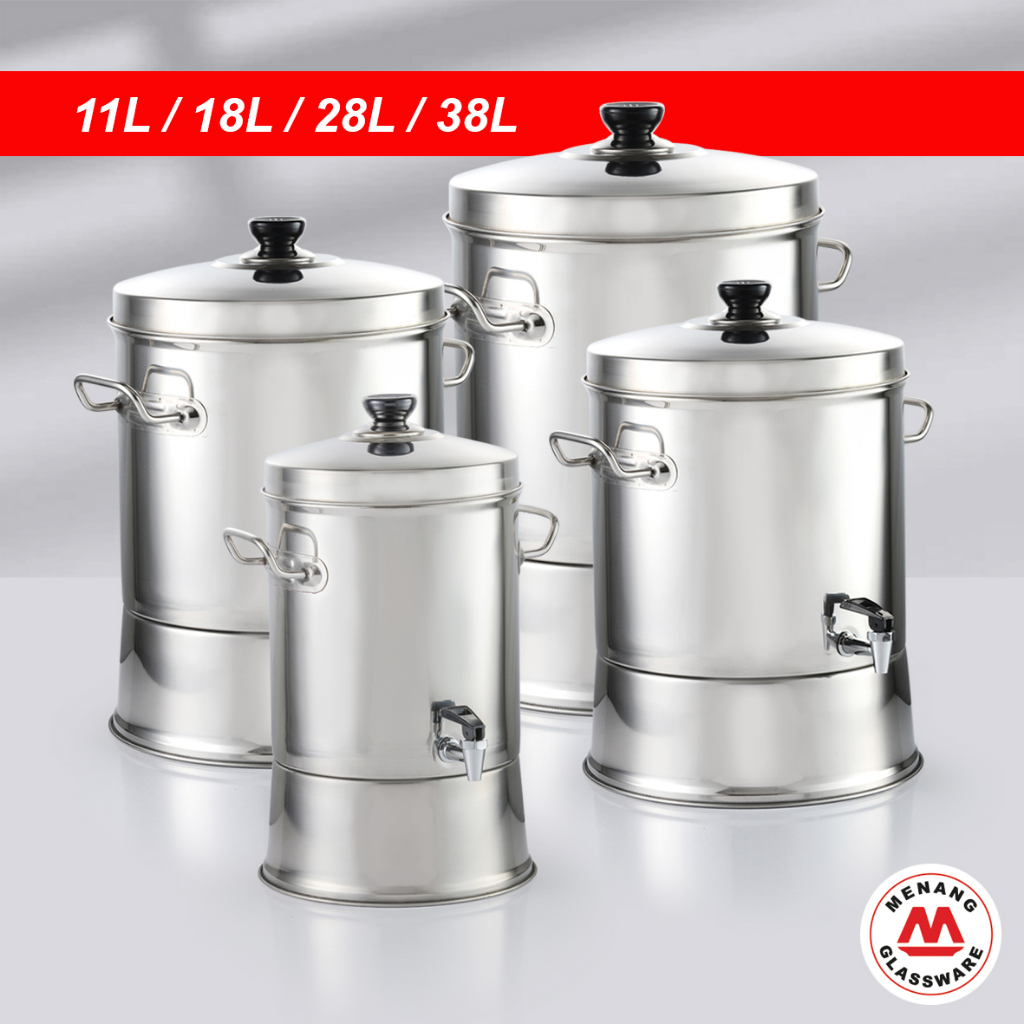 Stainless Steel Water Cooler/Water Dispenser 11L/18L/28L/38L | Shopee ...