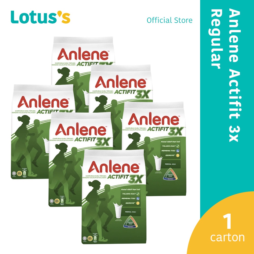 Anlene Actifit 3x Regular 950g x 9 packs (1 Carton) | Shopee Malaysia