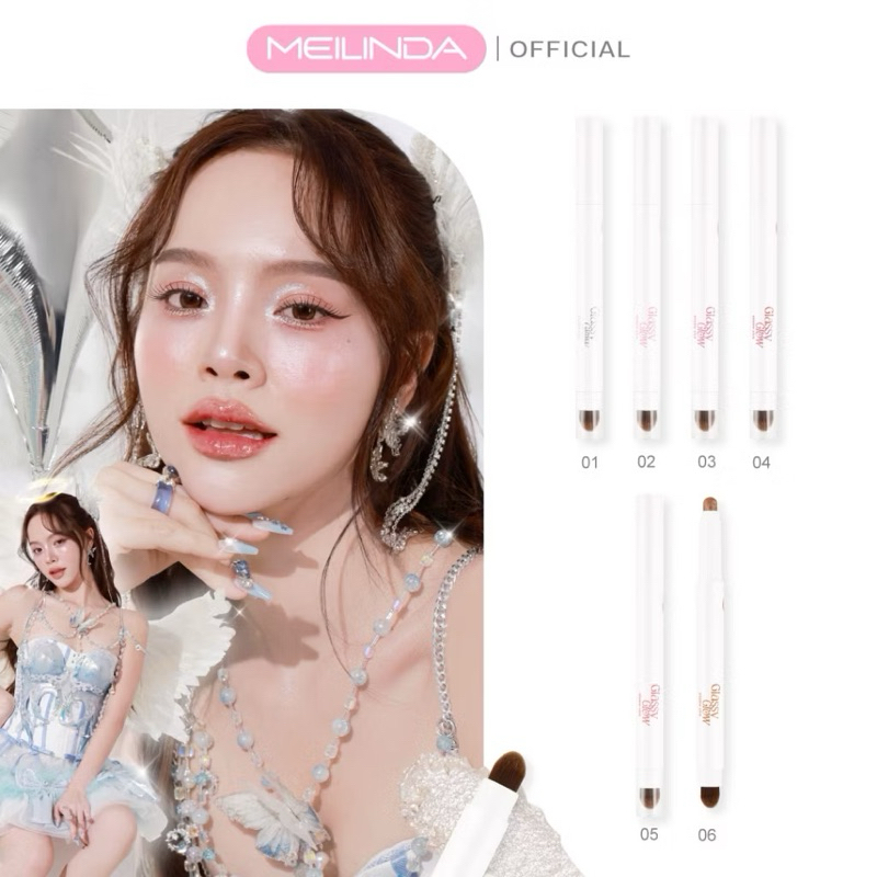 🔥NEW🔥MEILINDA Glassy Glow Shadow Stick Glitter (MC3132) | Shopee Malaysia