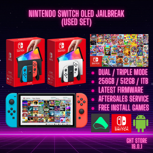 (Ready Stock) Used Nintendo Switch Oled Full Set (Jailbreak Dual / Triple Mode) | Shopee Malaysia