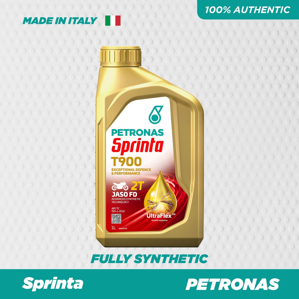 PETRONAS SPRINTA T900 2T Fully Synthetic Engine Oil (1L) Motor Oil ...