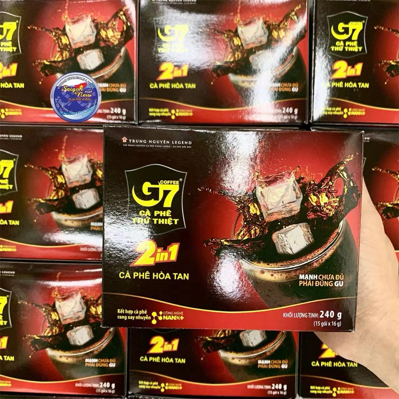 G7 Cafe Hoa Tan Den 2 In 1 240G (15Goi x 16G) | Shopee Malaysia