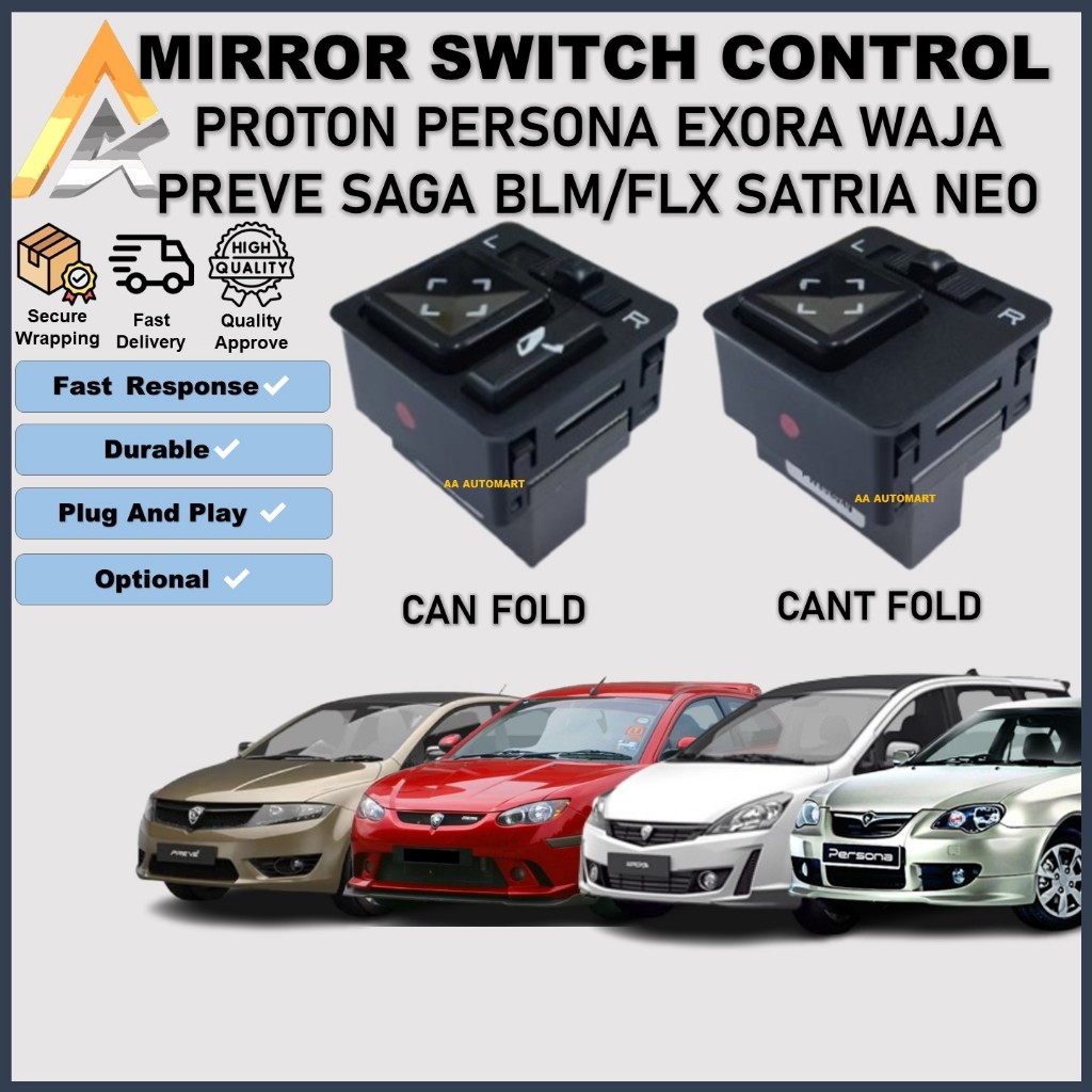 ORIGINAL Proton Exora Persona Waja PREVE BLM SATRIA NEO Side Mirror ...