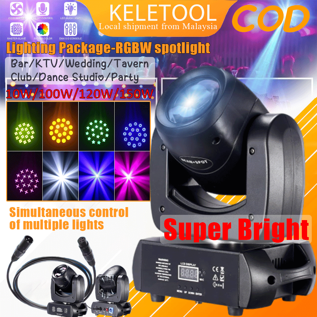 Beam Light Moving LED Stage RGBW Spotlight Moving Head Party LED ...