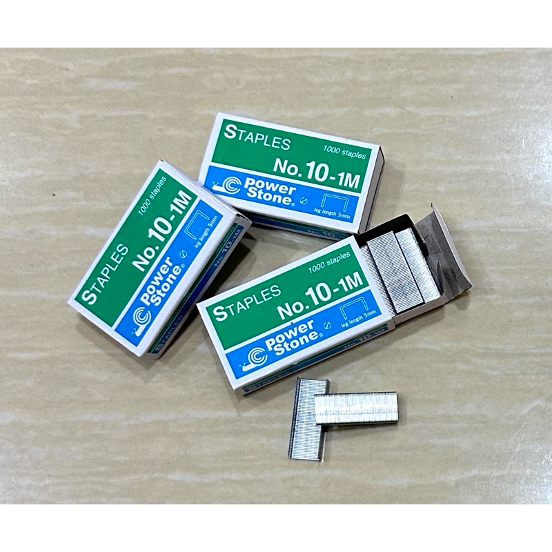 Power Stone Staples No.10-1m ( 3 small box / 6 small box ) | Shopee ...