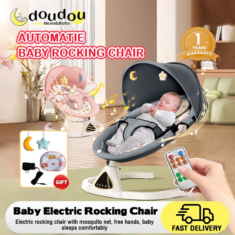 Baby Electric Rocking Chair Baby Swing Auto Swing Bouncer Electric ...