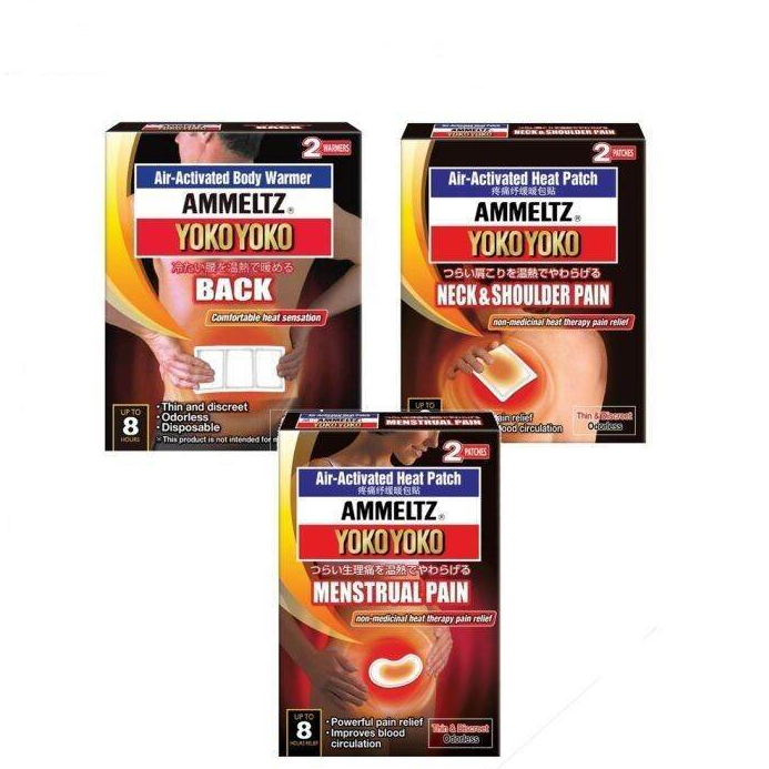 Ammeltz YOKO-YOKO HEAT PATCH 2'S ( FOR NECK & SHOULDER PAIN / BACK PAIN ...