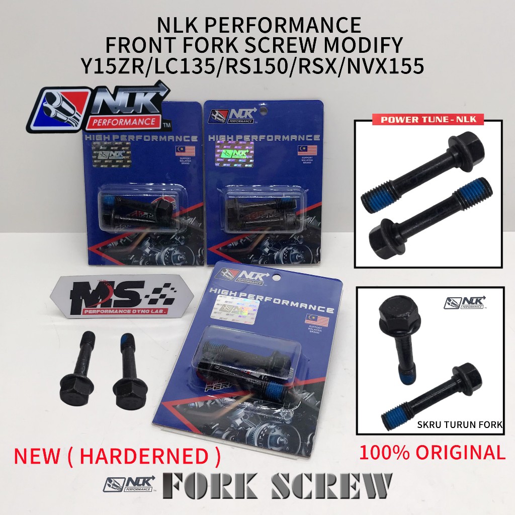 NLK Performance Front Screw Fork (Skru Turun Fork) Hardened High ...