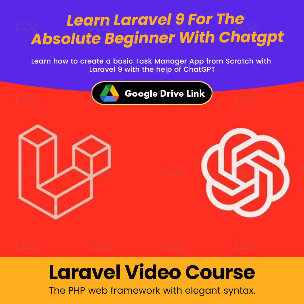Laravel Course-Learn Laravel 9 For The Absolute Beginner With Chatgpt | Learn Laravel | Laravel ...