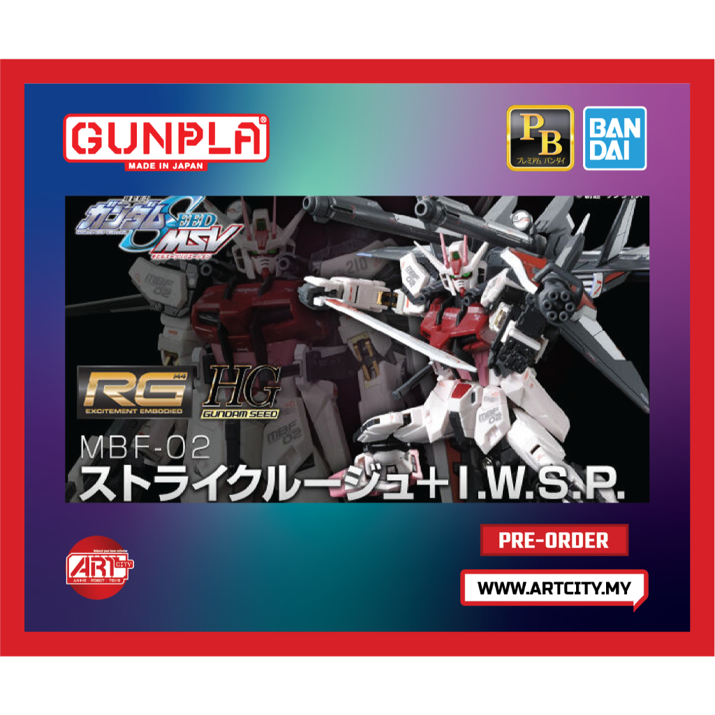 P-Bandai - RG Gundam Strike Rouge + HG IWSP - 1/144 Scale | Shopee Malaysia