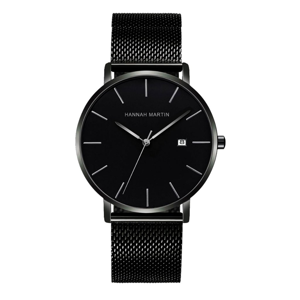 Hannah Martin Classic Men Quartz Watch Jam Tangan Lelaki | Shopee Malaysia