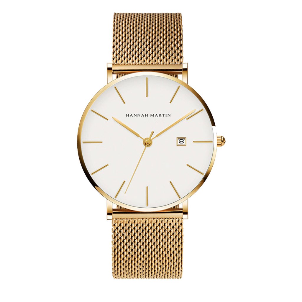 Hannah Martin Classic Men Quartz Watch Jam Tangan Lekaki Watch | Shopee ...