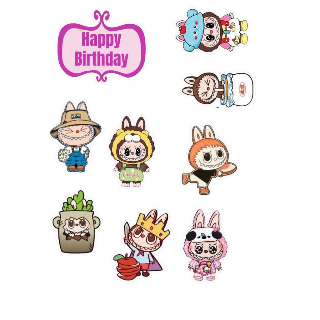 LABUBU CAKE TOPPER 002 | Shopee Malaysia