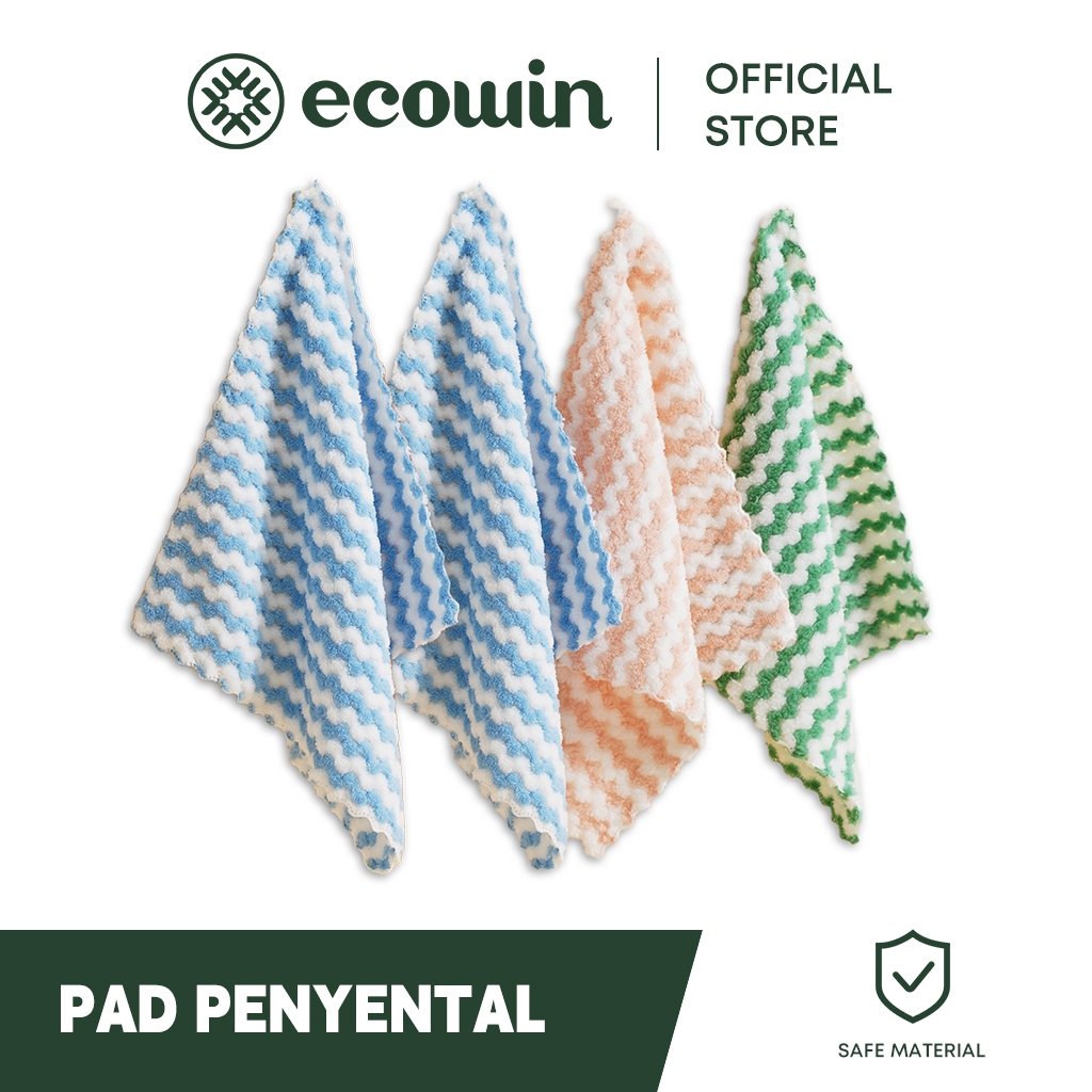 Ecowin Cookware Reusable Kitchen Dish Towel Rag(24cm X 24cm/4 Pcs ...