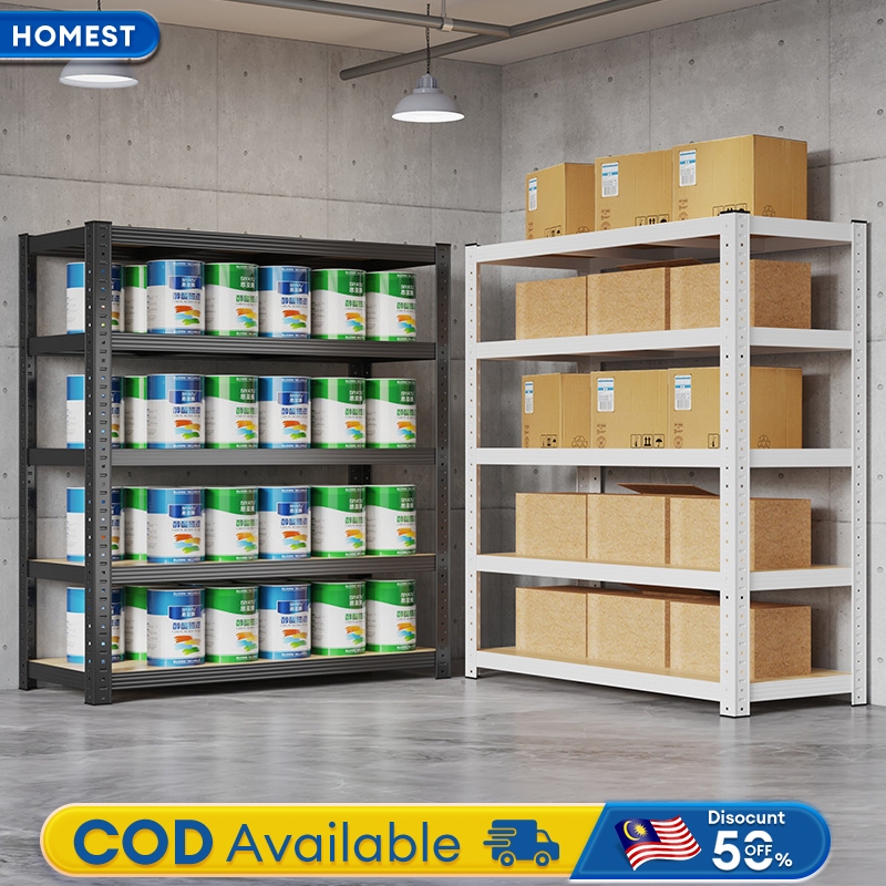 Boltless Rack Shelf Rak Storage Rack Home Kitchen&Store Storage Rack ...
