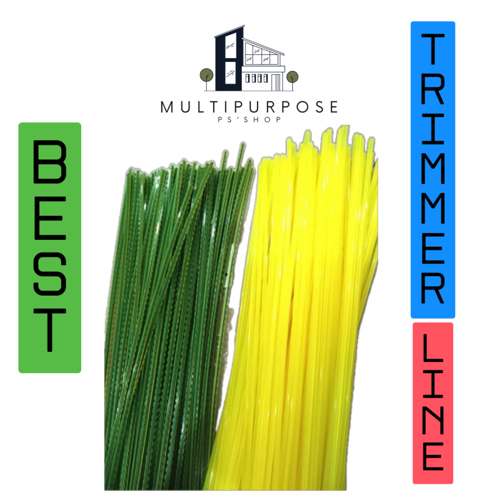 Nylon Grass Trimmer lines Square / Bergigi 12 inch Tali Potong Rumput 2 ...