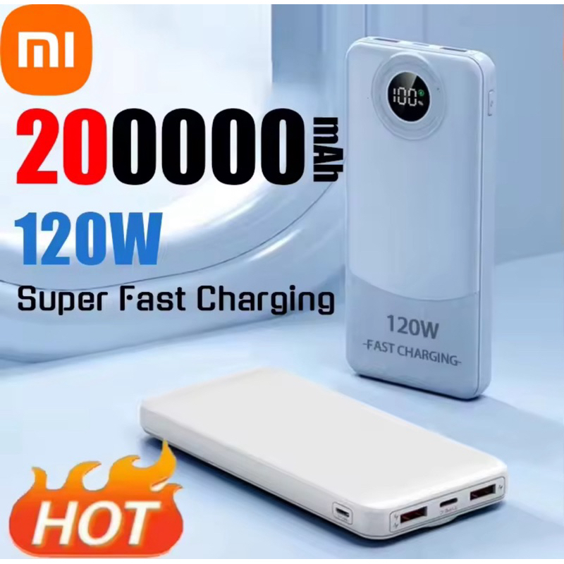Xiaomi 200000mAh Power Bank 120W Super Fast Charging Ultralarge ...