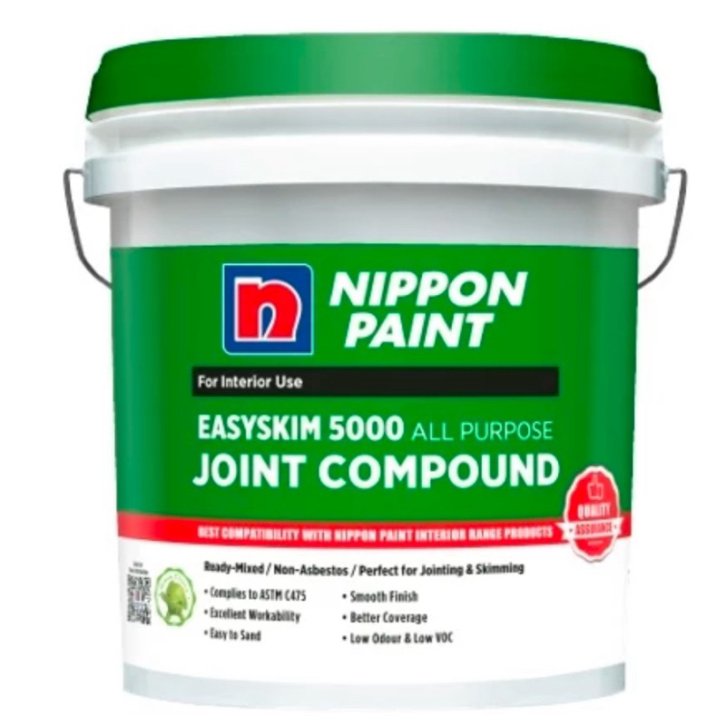 Nippon Joint Compound ready-mixed 5kg / 25kg | Shopee Malaysia