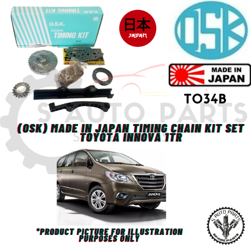 TOYOTA INNOVA 1TR BRAND (OSK) TIMING KIT SET MADE in JAPAN | Shopee ...